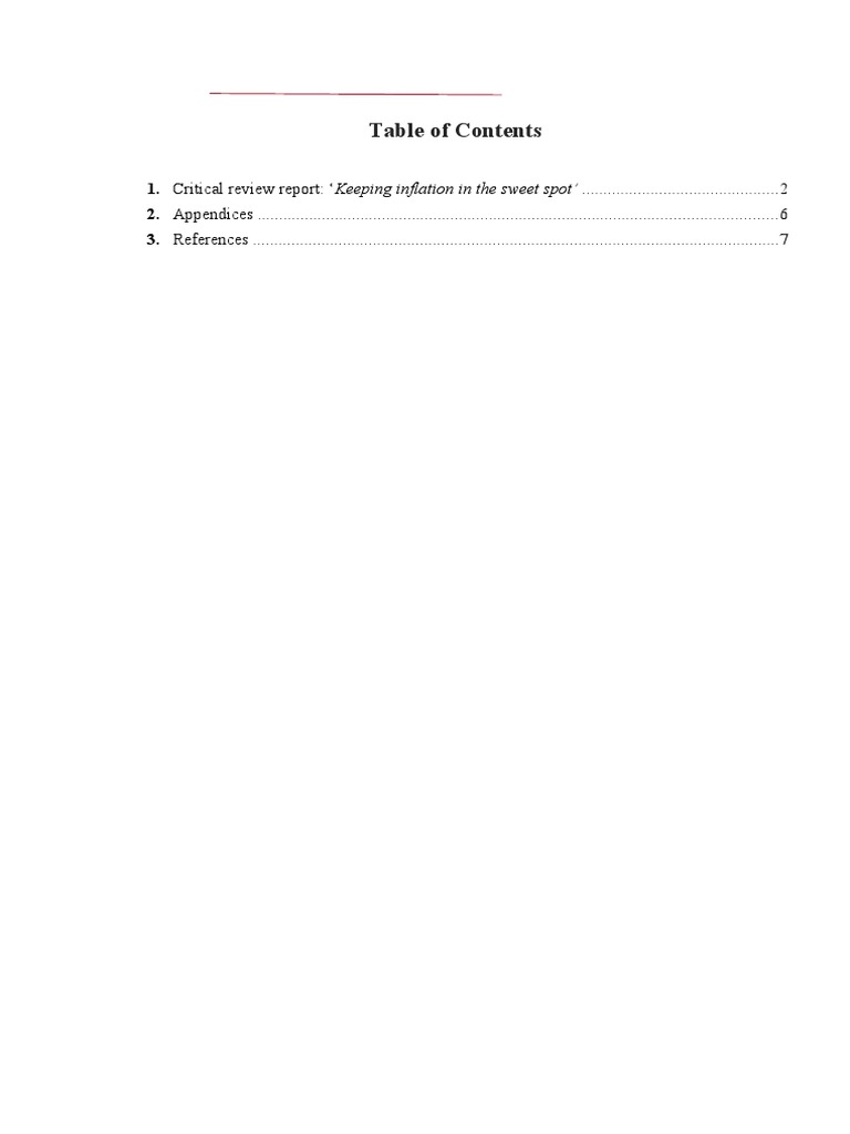 Group Assignment - Critical Review Report (EPG) | PDF | Inflation | Consumer Price Index