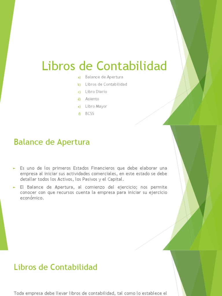 04 Libros de Contabilidad | PDF | Contabilidad | Servicios financieros