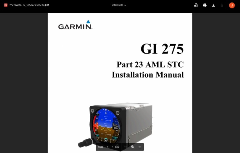 190-02246-10 - 13 Gi275 STC Im | PDF