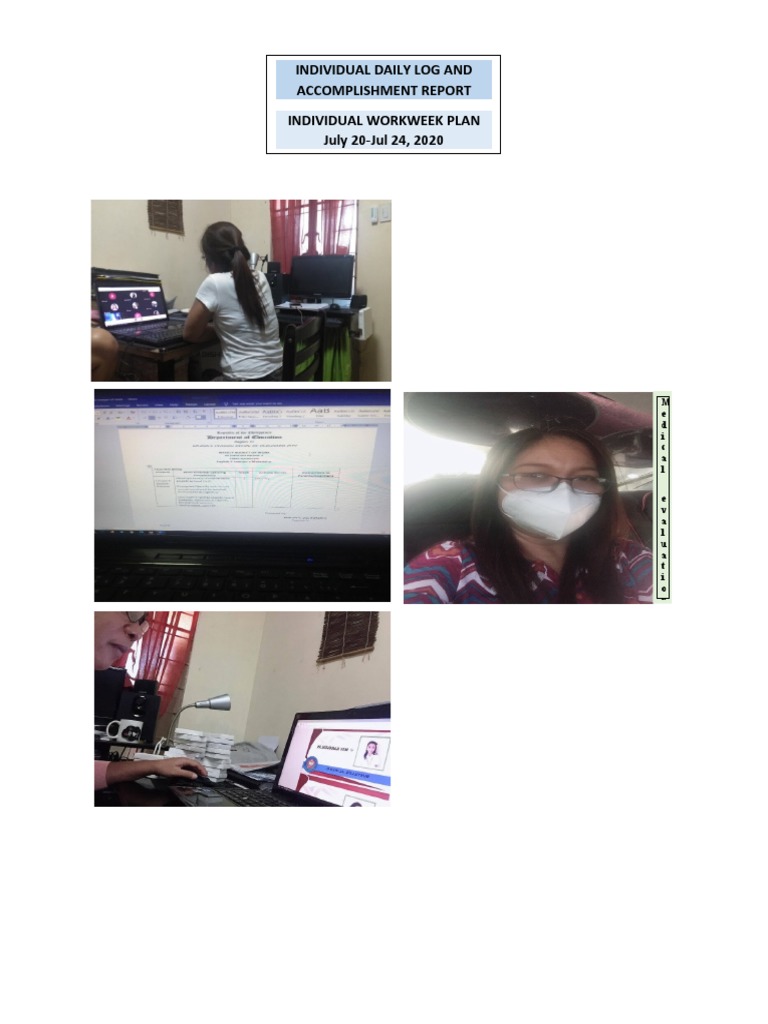 Documentation On Dailly Work Week Planjul24 | PDF