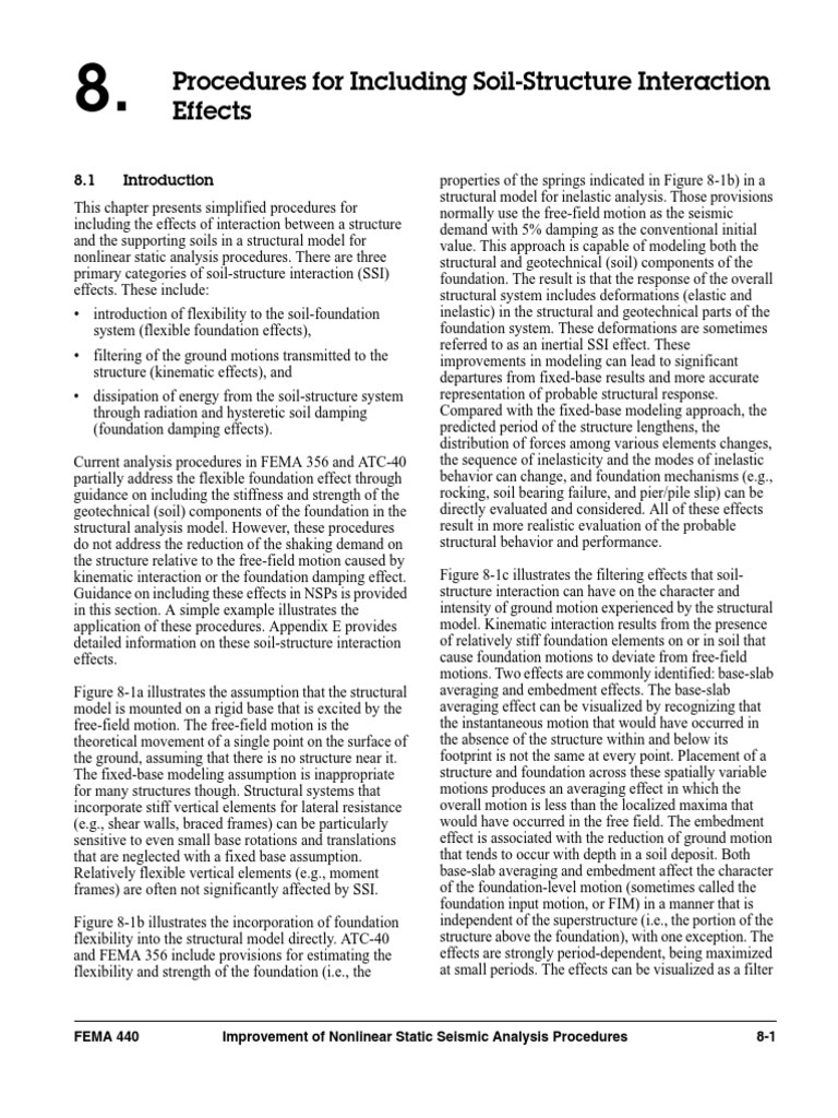 FEMA 440 - SSI Provisions) | PDF | Mechanics | Applied And ...