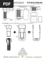 Représentation Filetage et Taraudage | PDF | Vis de fixation | Outils
