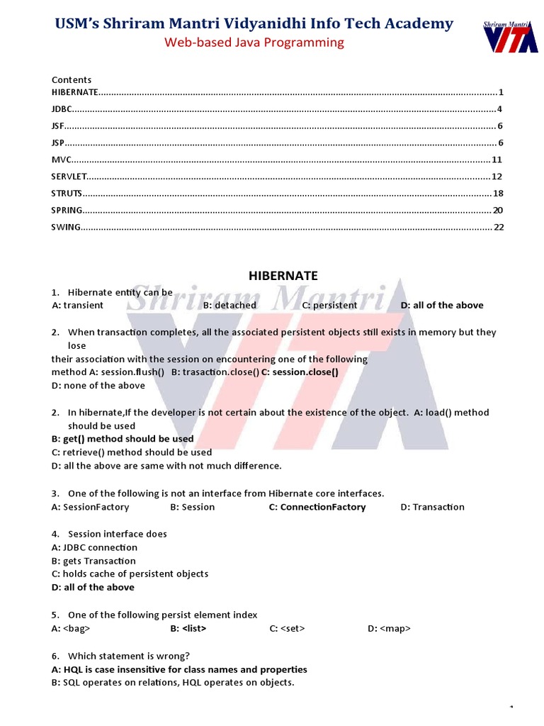 Adv Java | PDF | Java Platform | Software Design Adv Java | PDF | Java Platform | Software Design