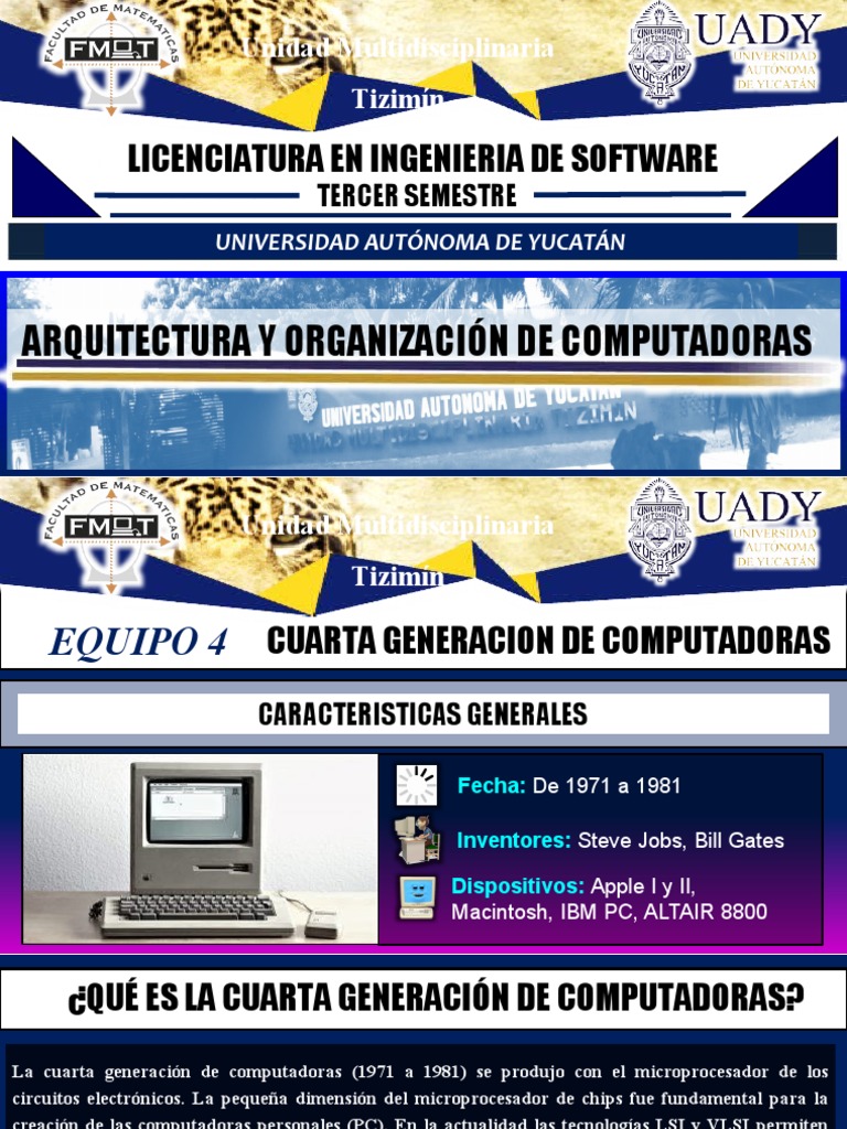Cuarta Generacion de Computadoras | PDF | Computadoras personales ...