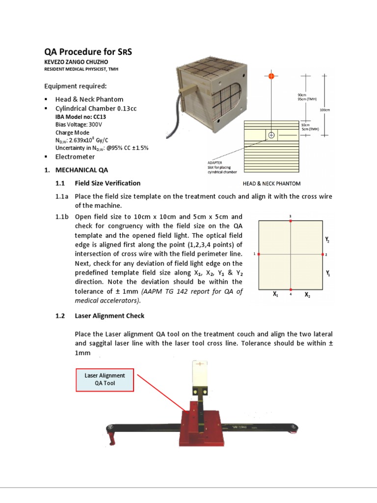 QA Procedure For SRS Tata | PDF | Temperature | Electromagnetism