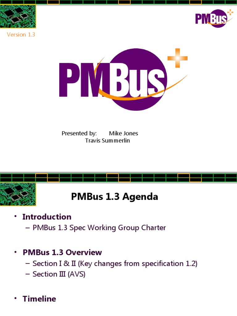 PMBus 1.3 Specification Overview | PDF | Information Age | Computer Science