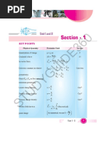 Class 12 Physics Chapter 1 Formula Sheet | PDF