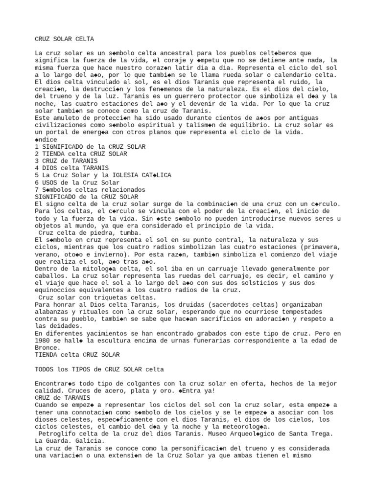La Cruz Del Sol | PDF