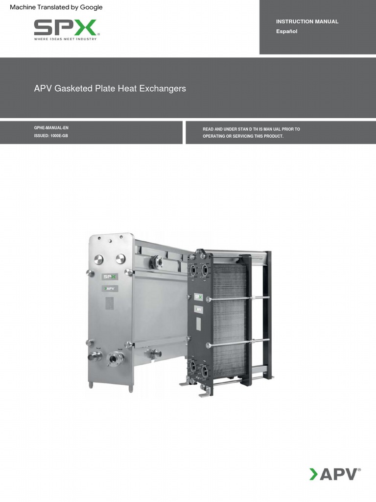 Phe Manual 1000e GB | PDF | Heat Exchanger | Pipe (Fluid Conveyance)