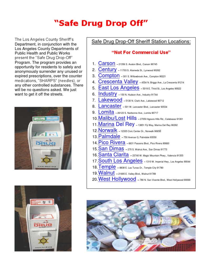 Drug Drop Off | PDF | Social Science | Travel