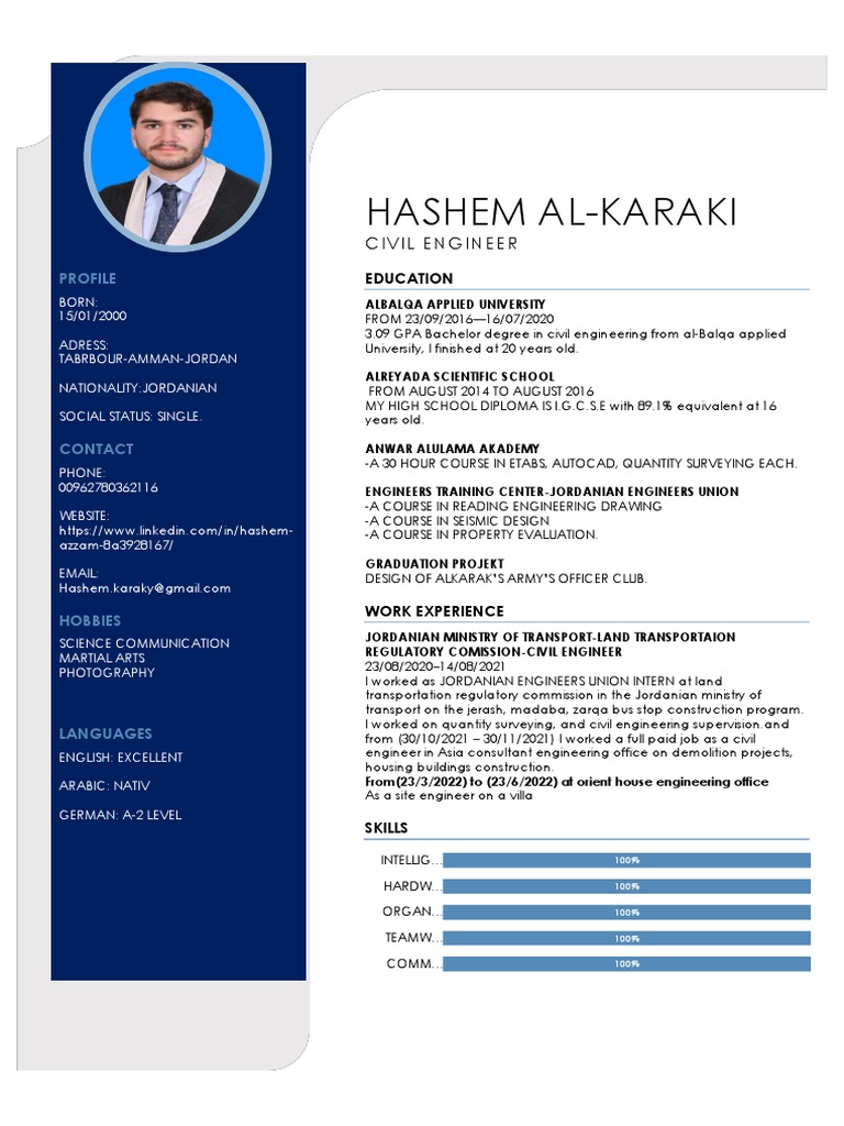 Hashem CV | PDF | Engineering