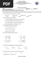 Math 10 Pre & Post Test Module 3 | PDF | Polynomial | Function ...