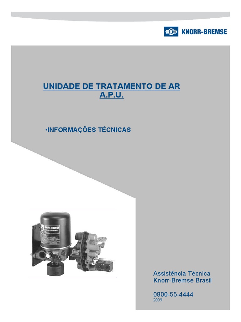 Manual APU Treinamento 2009 | PDF | Freio | Umidade