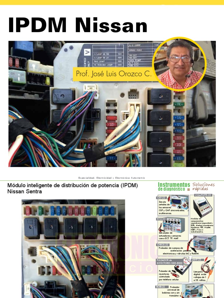 Diagrama IPDM Nissan Sentra 2013-2015 | PDF | Bienes manufacturados | Ingenieria Eléctrica
