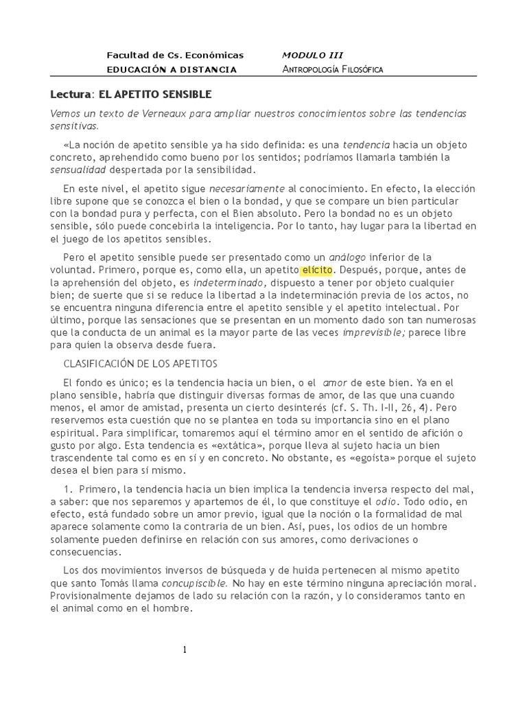 Apetitos Pasiones | PDF | Amor | Conocimiento