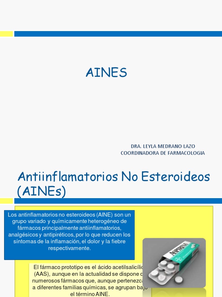 AINES | PDF | Droga anti-inflamatoria libre de esteroides ...