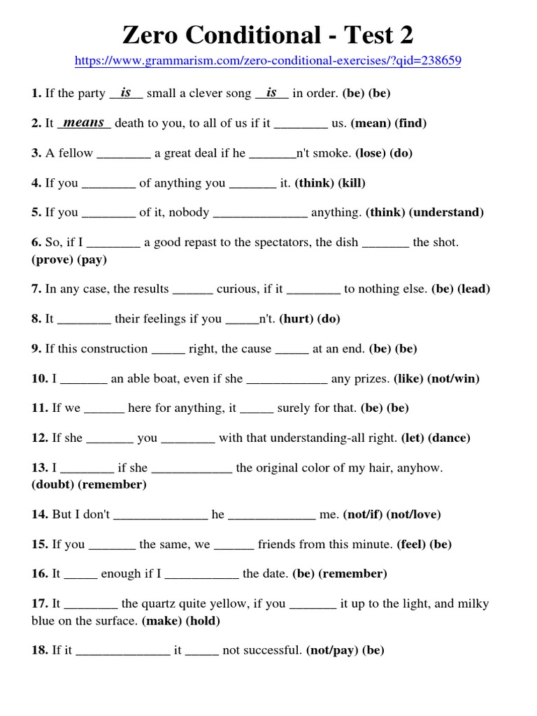 grammarism-zero-conditional-test-2-1156550 (1) | PDF
