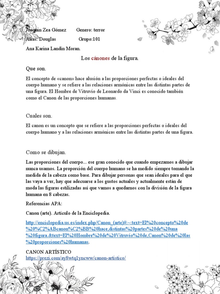 Los Canones De La Figura Pdf