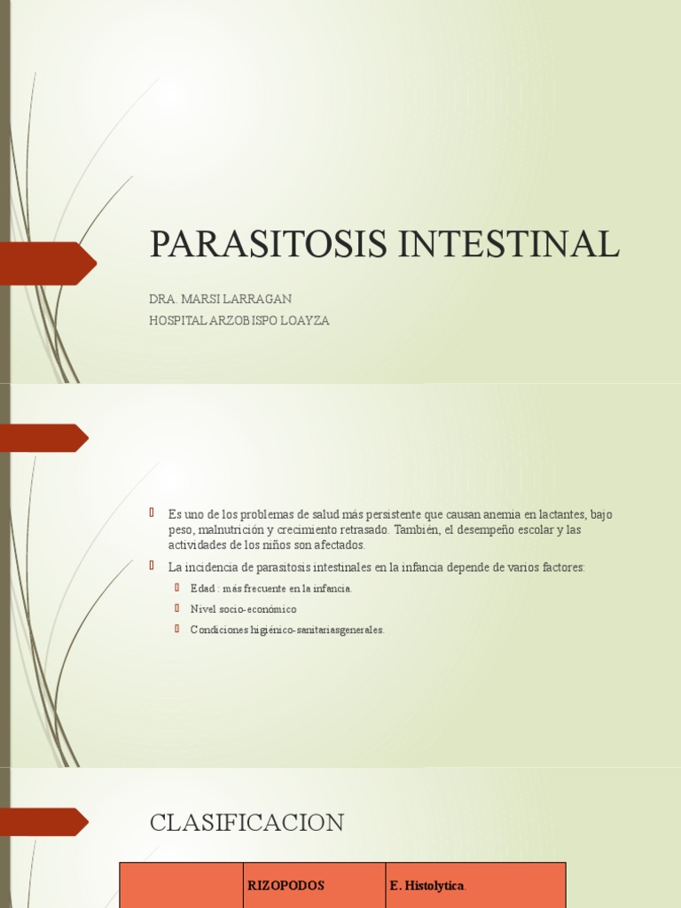 016 Parasitosis Intestinal | Descargar gratis PDF | Epidemiología ...