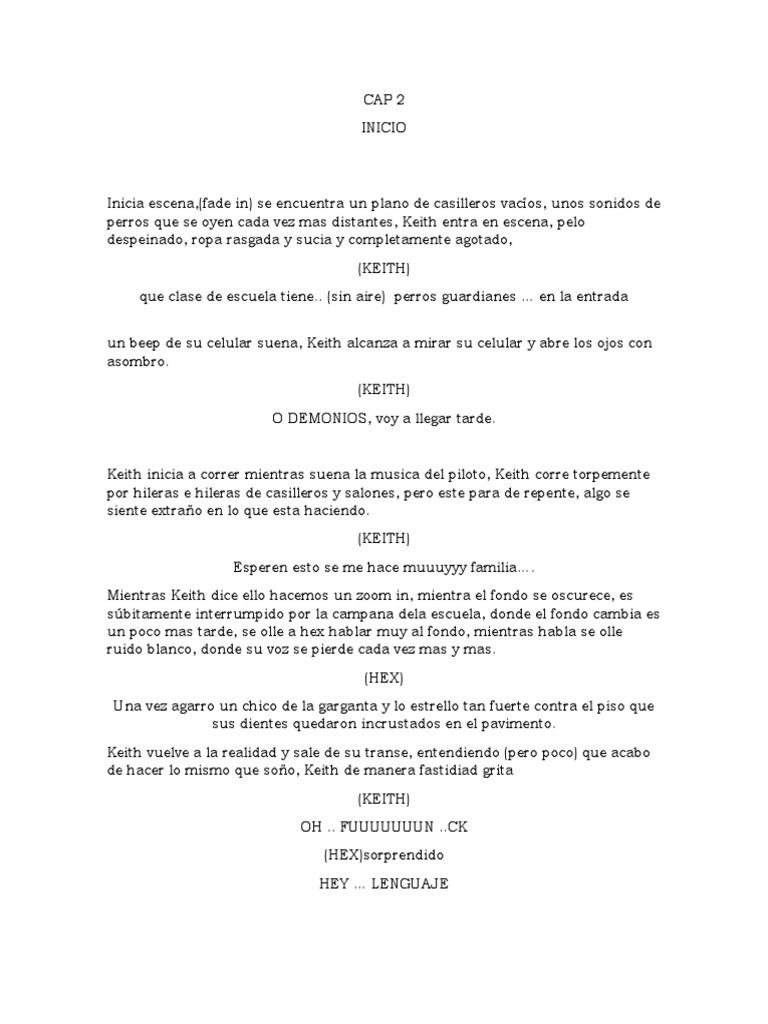 Escuela de Caos y Premoniciones | PDF