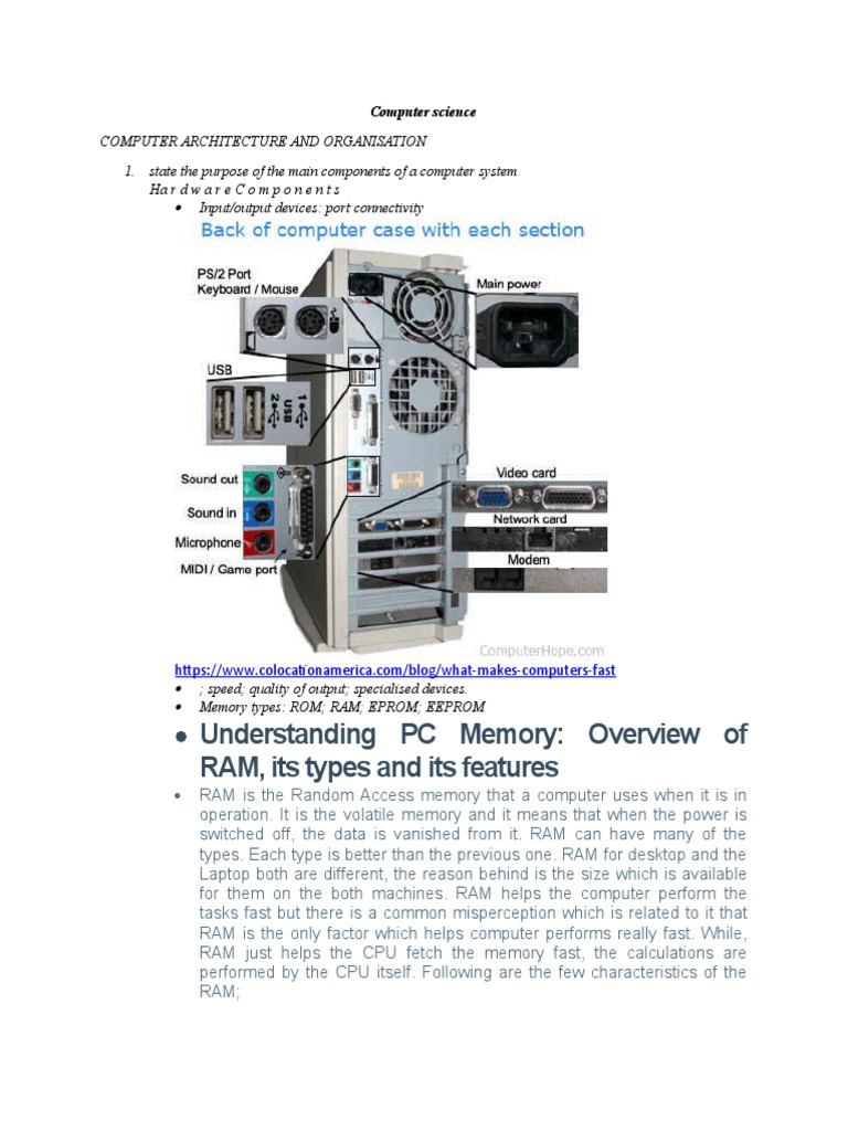 Computer Science | PDF | Logic Gate | Random Access Memory