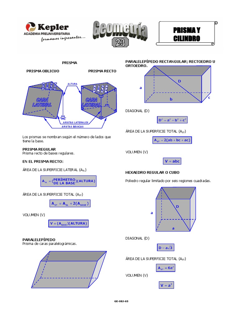 GE-08J-65 (TP - Prisma y Cilindro) WB - L3-L5 | PDF | Triángulo ...