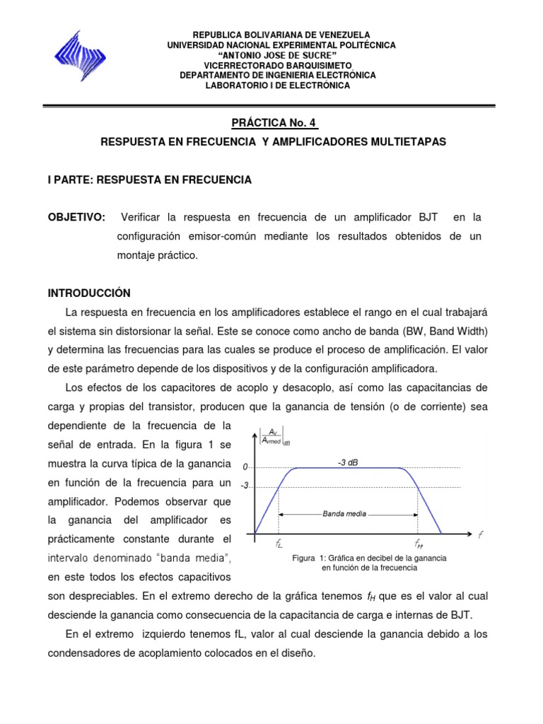 Lab 1. Electronica Practica 4 | PDF | Electrónica | Transistor de unión ...