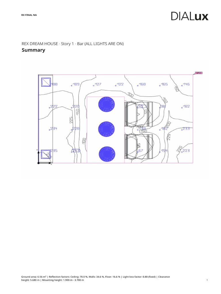 RX FINAL NA Dream House Bar Lighting Design | PDF