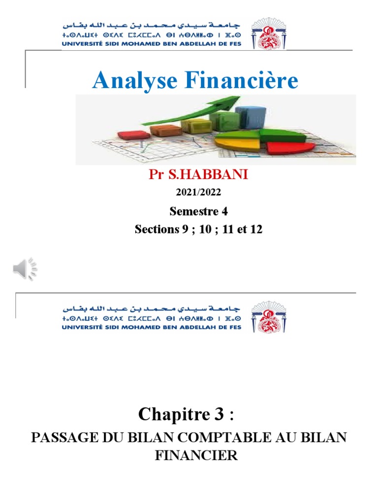 Passage du bilan comptable au financier | PDF | Bilan comptable ...