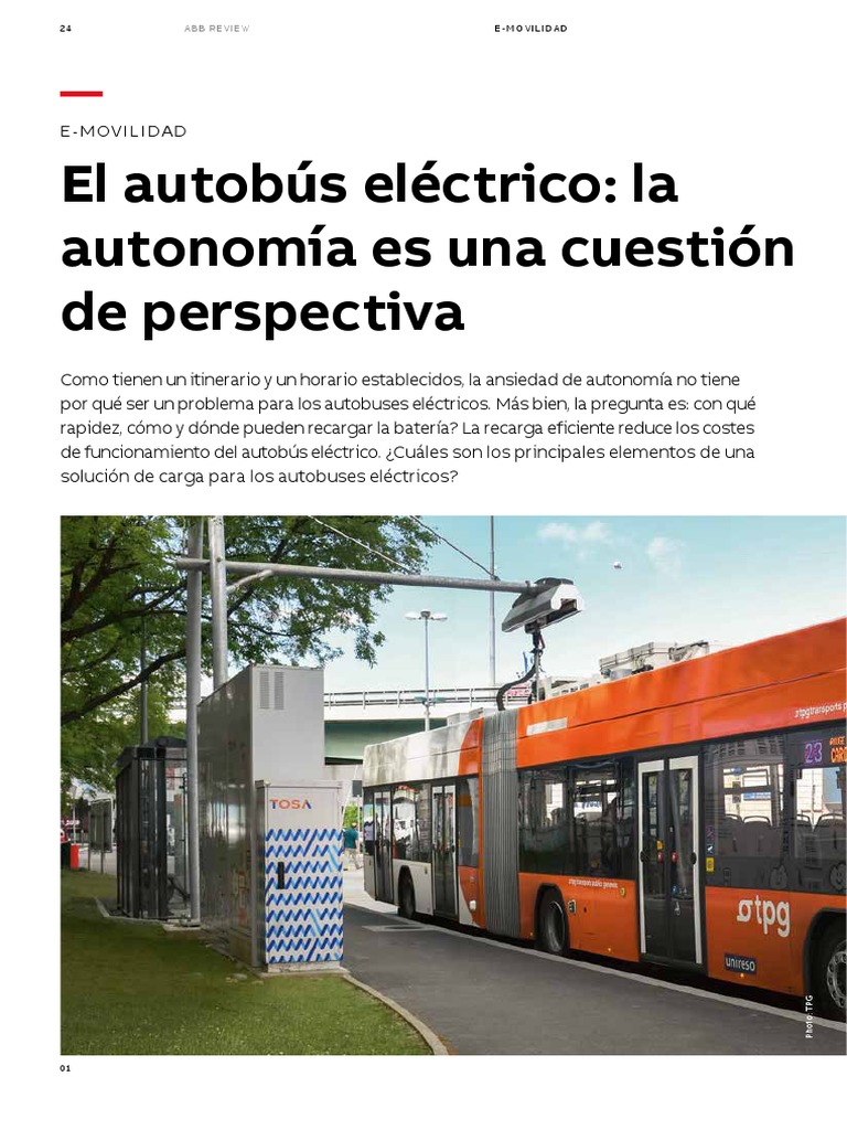 24-29 El Autobus Electrico | PDF | Autobús | Cargador de batería