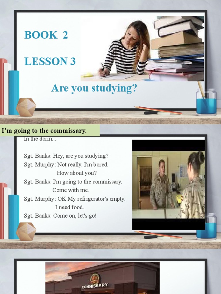 Book 2 Lesson 3 | PDF | Meal | Lunch