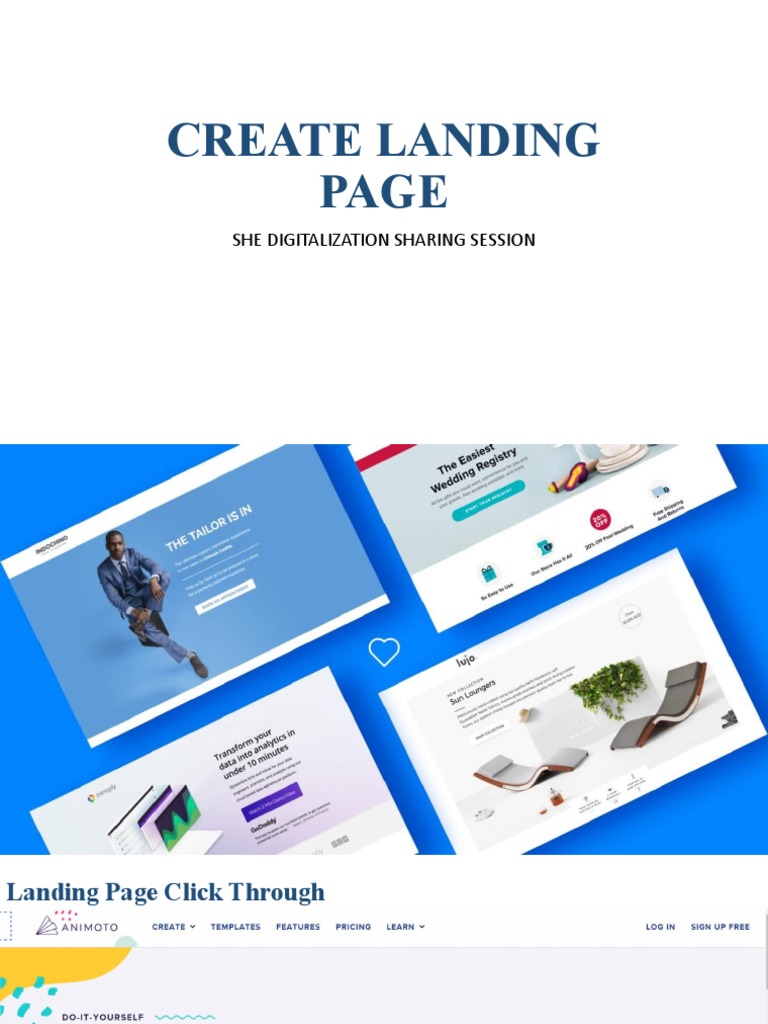 Create Landing Page | PDF