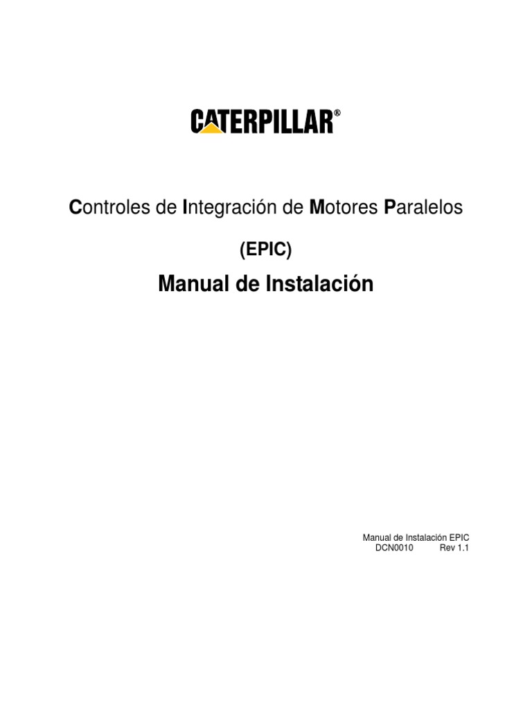 EPIC Installation Manual Esp | PDF | Generador eléctrico | Hardware de ...