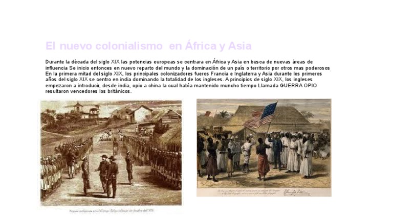 El Nuevo Colonialismo en Africa y Asia 5 | PDF