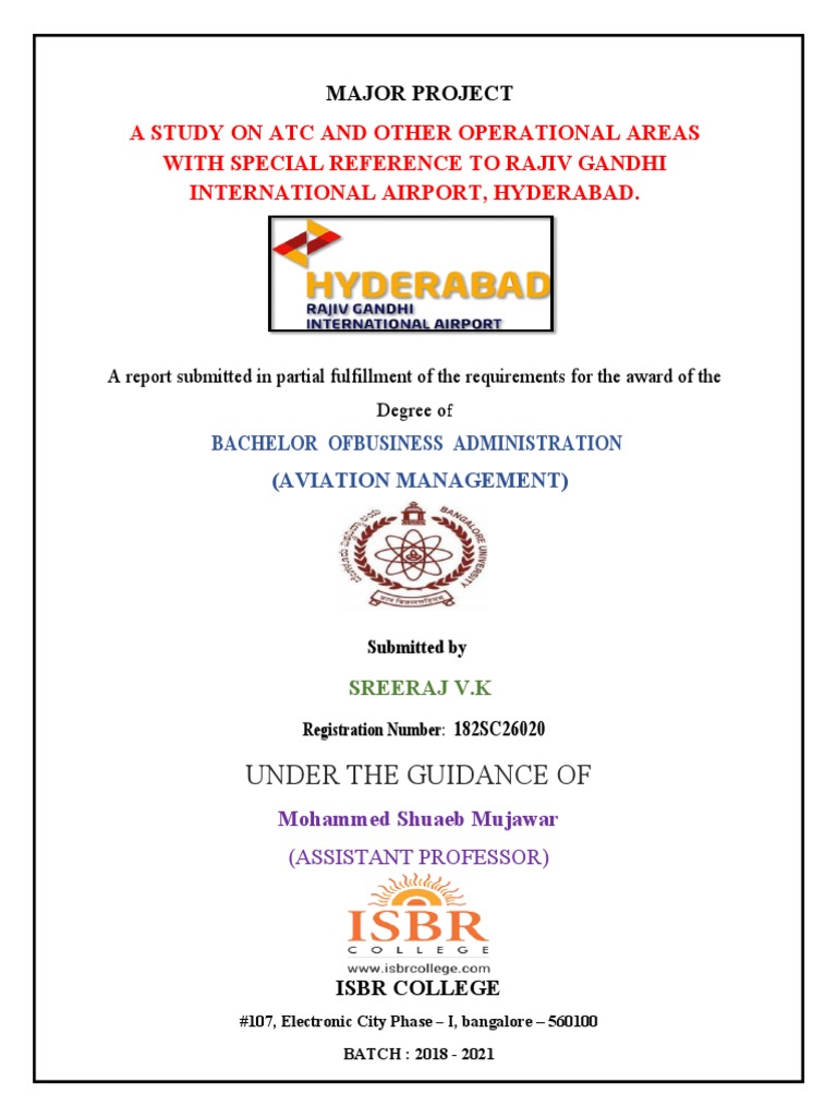 Sreeraj VK | PDF | Airport | Air Traffic Control