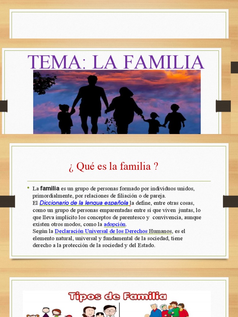 La Familia | PDF | Familia | Instituciones sociales