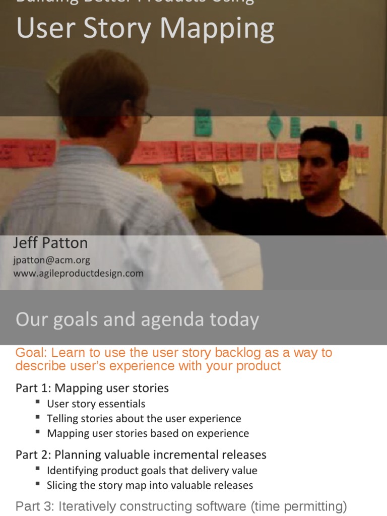 User History Mapping Jeff Patton 1583690249069 | PDF | Computing ...