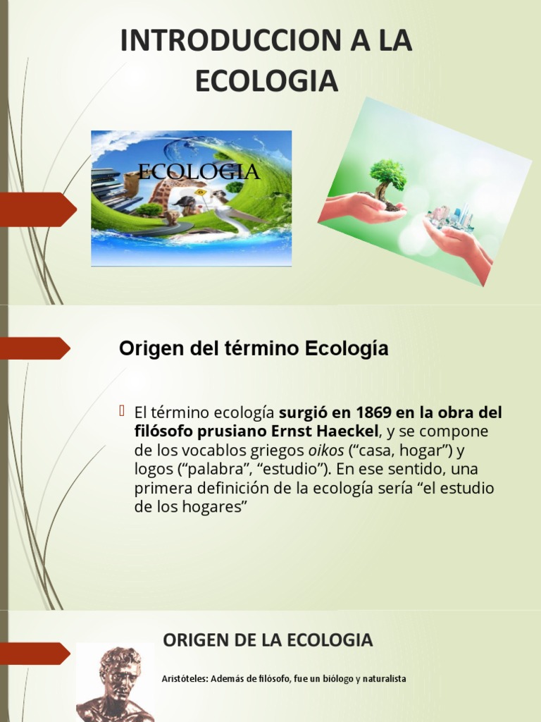 Introduccion A La Ecologia | PDF | Ecología | Evolución