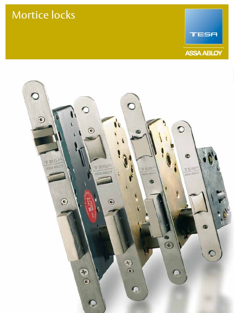 TESA mortice locks | PDF | Door | Building Engineering