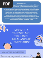 Talento at Kakayahan Activity Sheet | PDF