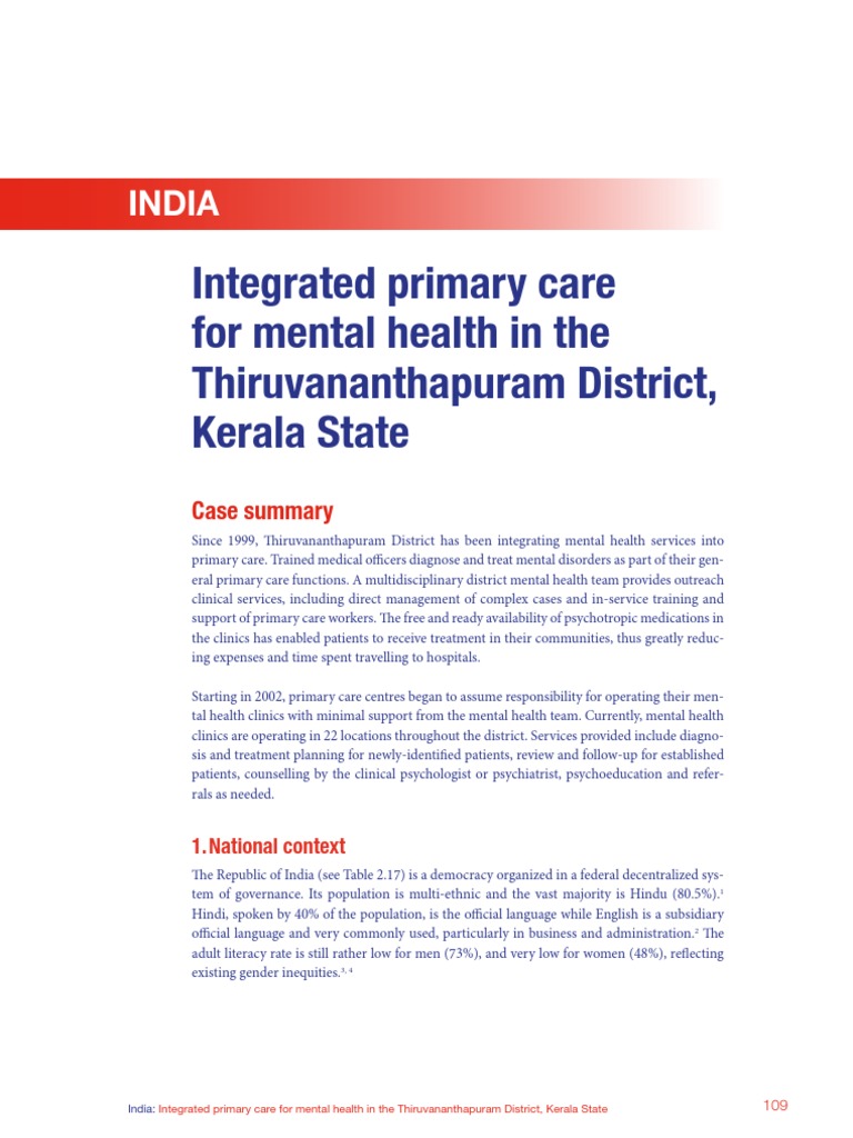 NMHP Kerala | PDF | Psychiatry | Mental Health