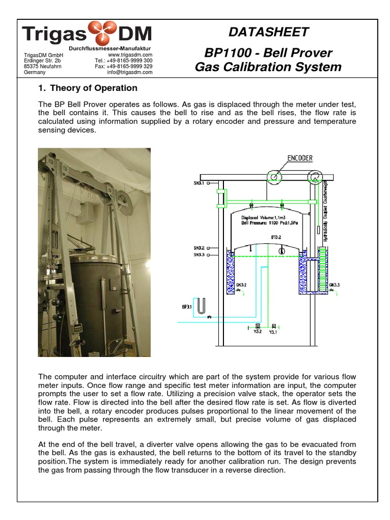 Bell BP Brochure | PDF | Flow Measurement | Calibration