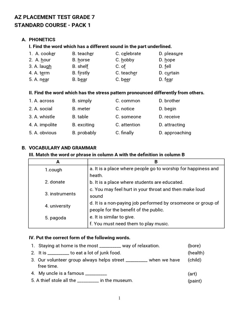 G7.p1.test Paper | PDF | Sydney