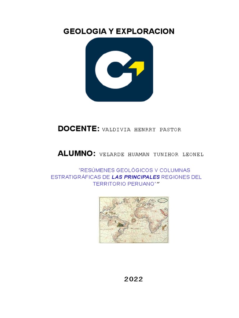 ESTATIGRAFICAS | Descargar gratis PDF | Andes | Roca ígnea