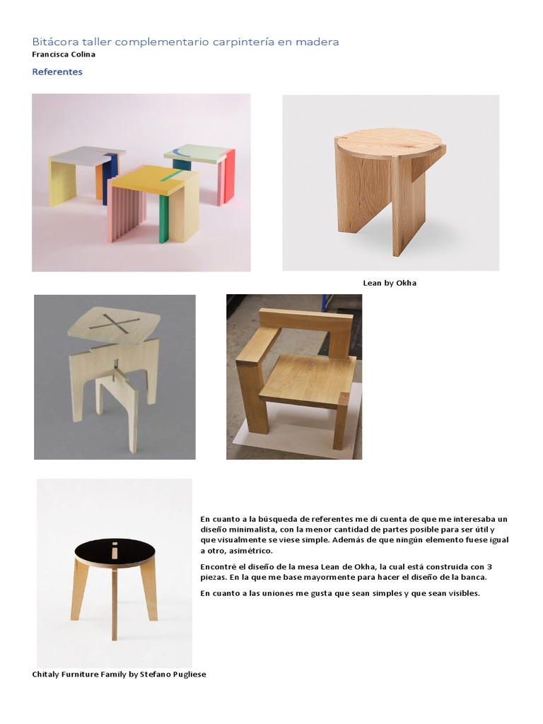 Bitácora Taller Complementario Francisca Colina | PDF | Hogar, jardinería y bricolaje | Arte