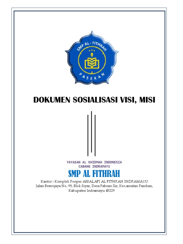 Dokumen Sosialisasi Visi, Misi | PDF