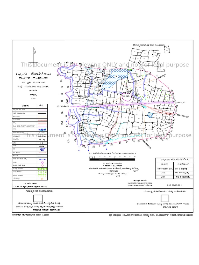 Koralur Village Map | PDF
