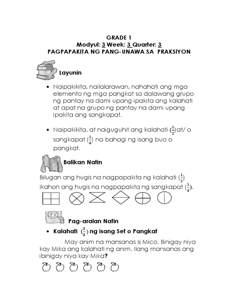 Math1 Q3 Module3 Week3 | PDF