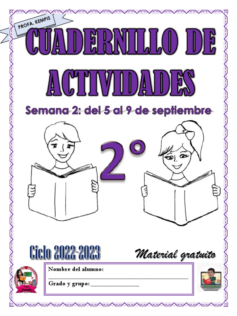 2° S2 Cuadernillo de Actividades Profa Kempis | PDF