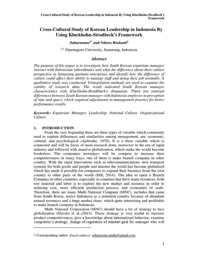 Cross Culture | Download Free PDF | Leadership | Multinational Corporation